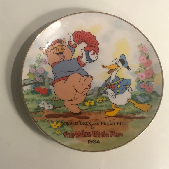 Disney | Dining | Disneys Donald Ducks 5th Birthday Plate Collection ...